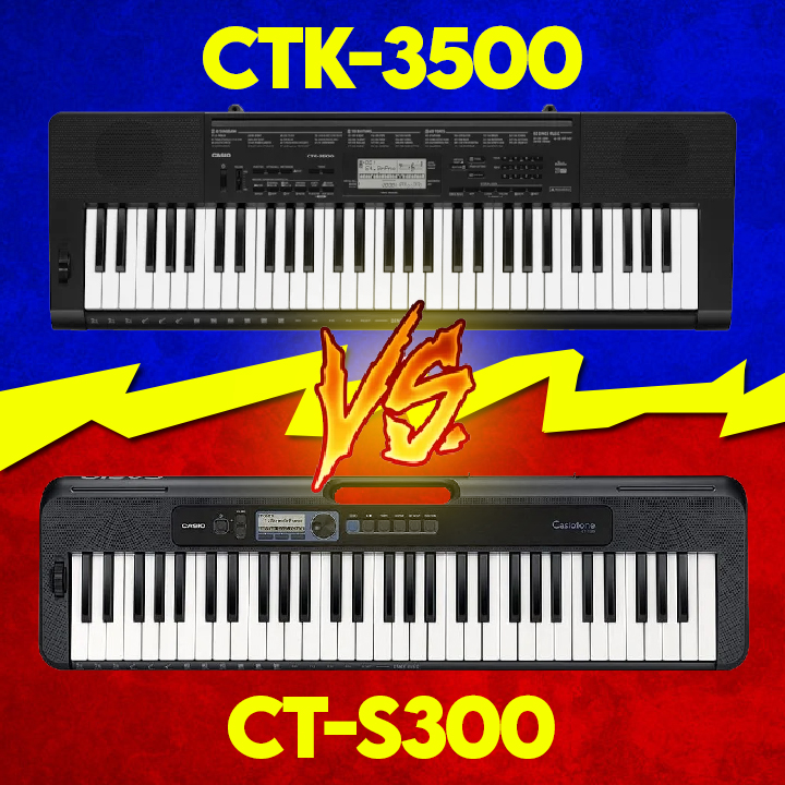 CASIO CTK-3500 ou CT-S300 | Qual a Melhor Opção para Primeiro Teclado ...